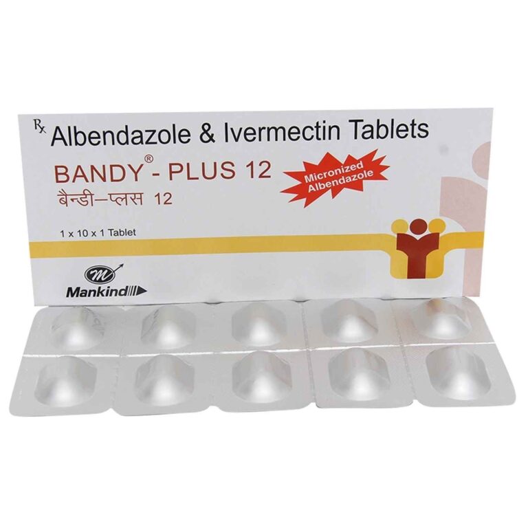 Bandy Plus 12 MG (Ivermectin (12mg) + Albendazole (400mg)) - skitesintl